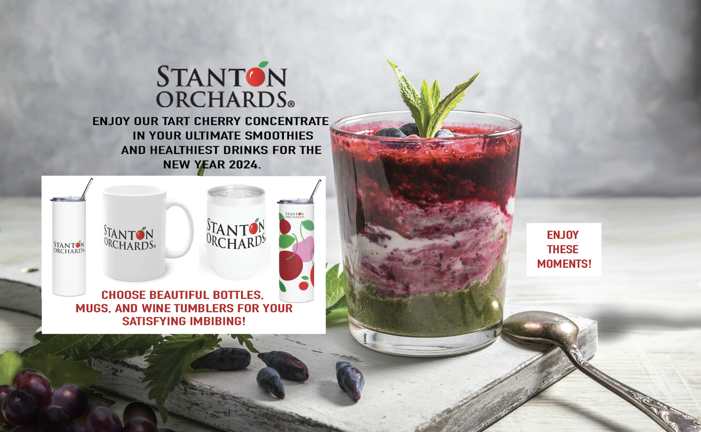 Stanton Orchards Tart Cherry Concentrate for Sleep, Recovery, Pain